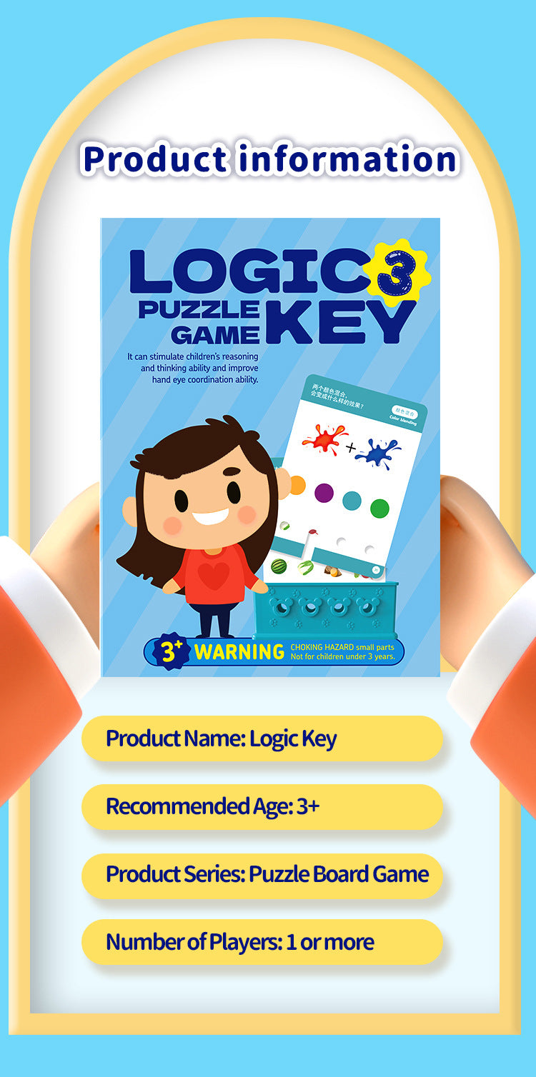 Logic Key puzzle game for kids – lumimus