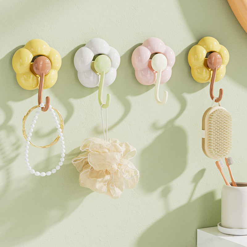 Flower-Shaped Suction Cup Hook for Bathroom & Kitchen – lumimus